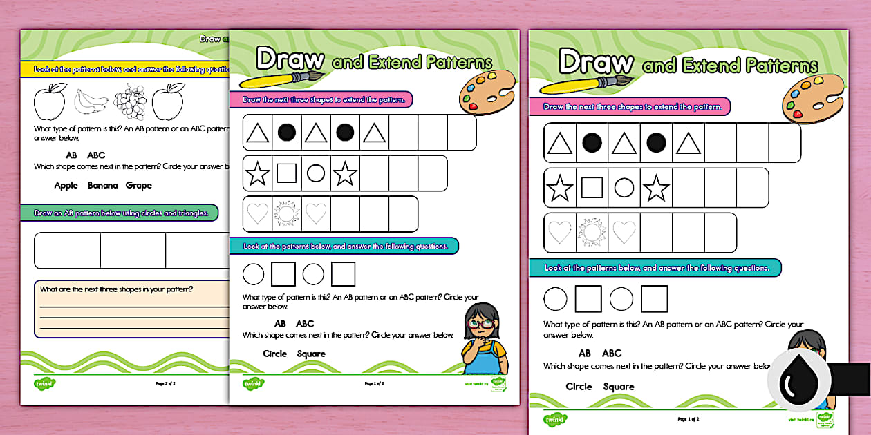 Grade 1 Algebra Worksheet 5 (Teacher-Made) - Twinkl