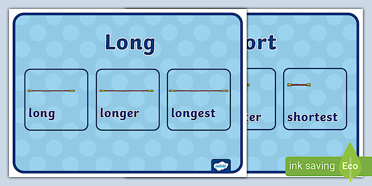 Long and Short Word Mats (teacher made) - Twinkl