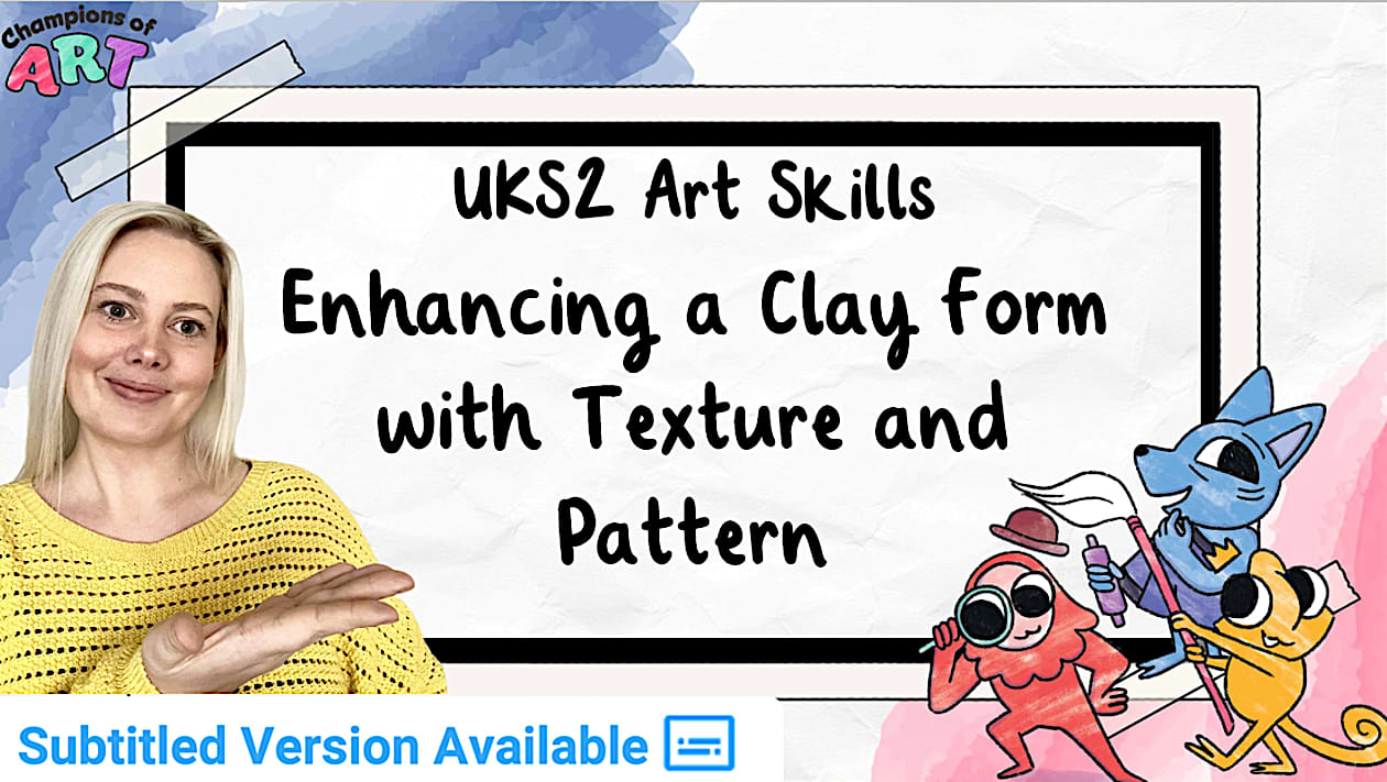 Enhancing a Clay Form with Texture and Pattern Art Concept Video ...