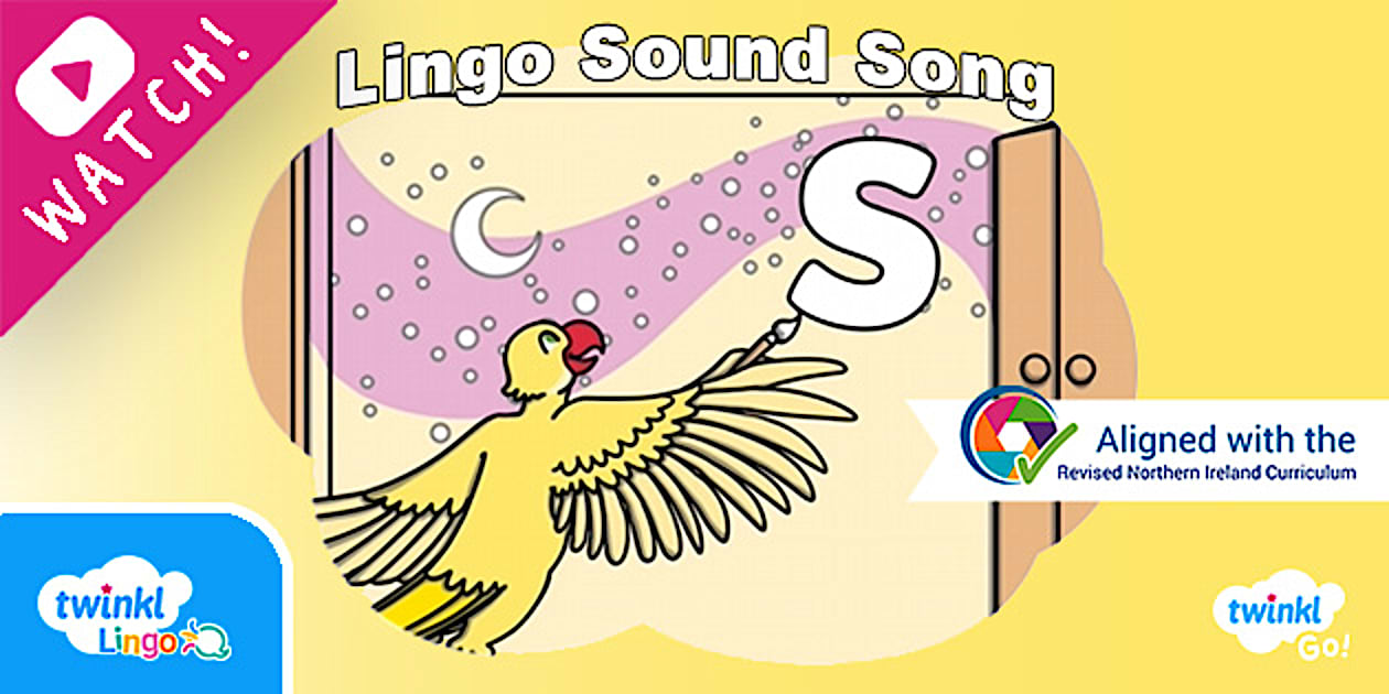 Lingo Stage 1 ‘s’ Sound Song | Northern Ireland - Twinkl