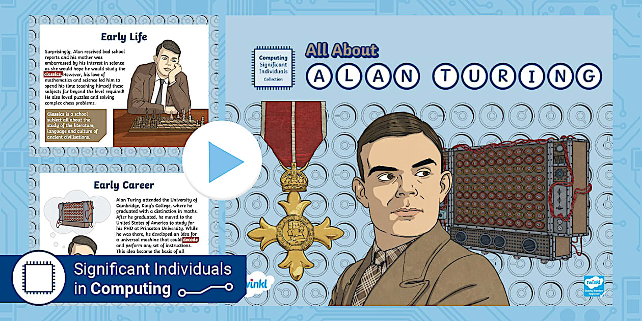 KS2 Alan Turing: Information PowerPoint (teacher made)