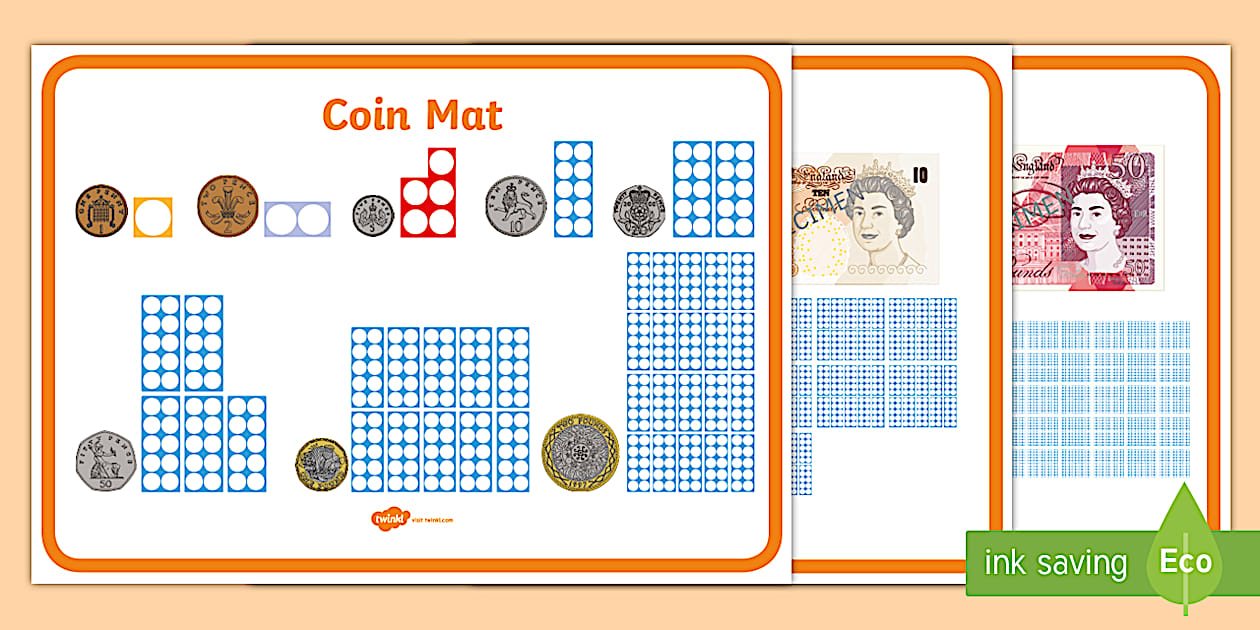 Maths Intervention Money Mats (teacher made) - Twinkl