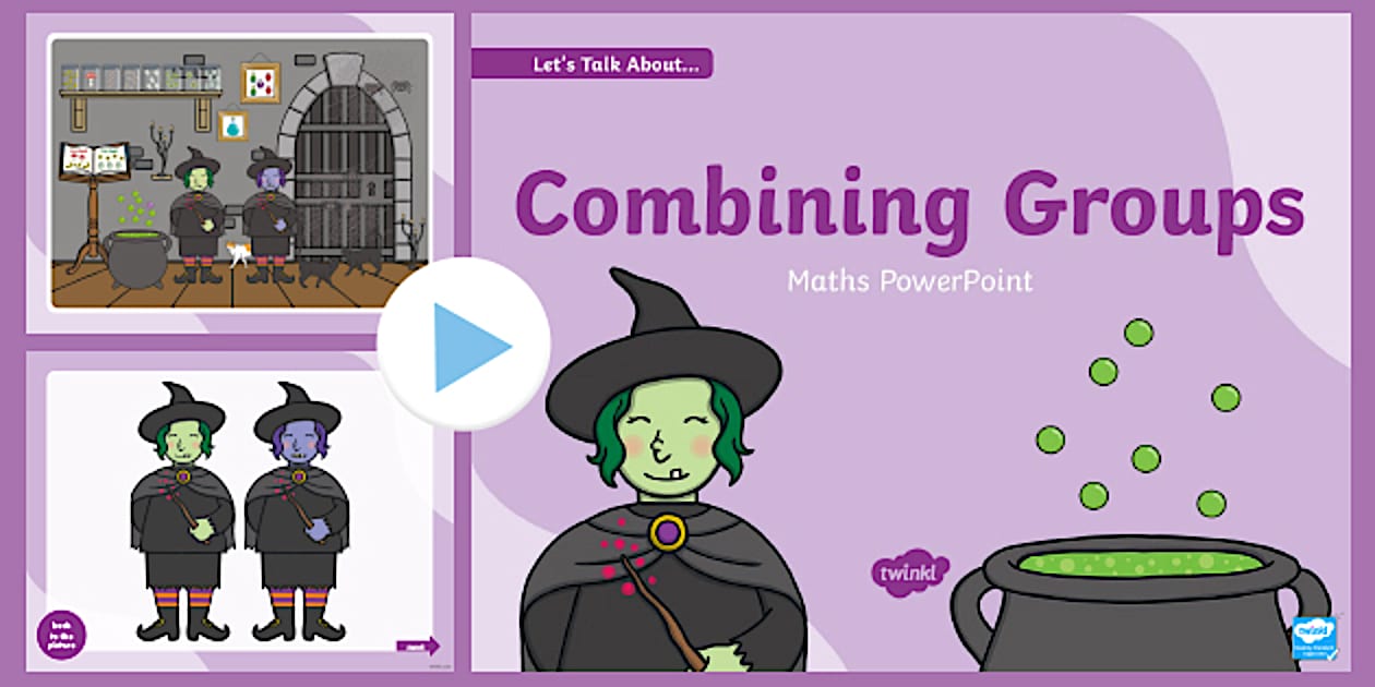 👉 Talk About Combining Groups Maths PowerPoint - Twinkl