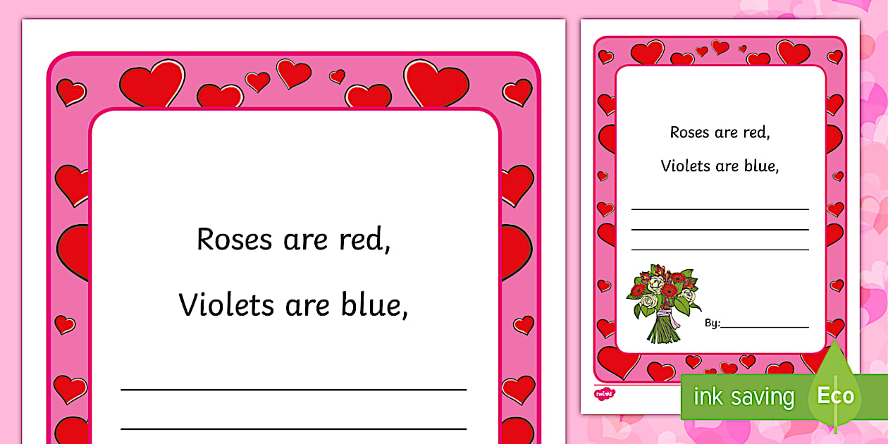 Valentine's Day Poetry Prompts