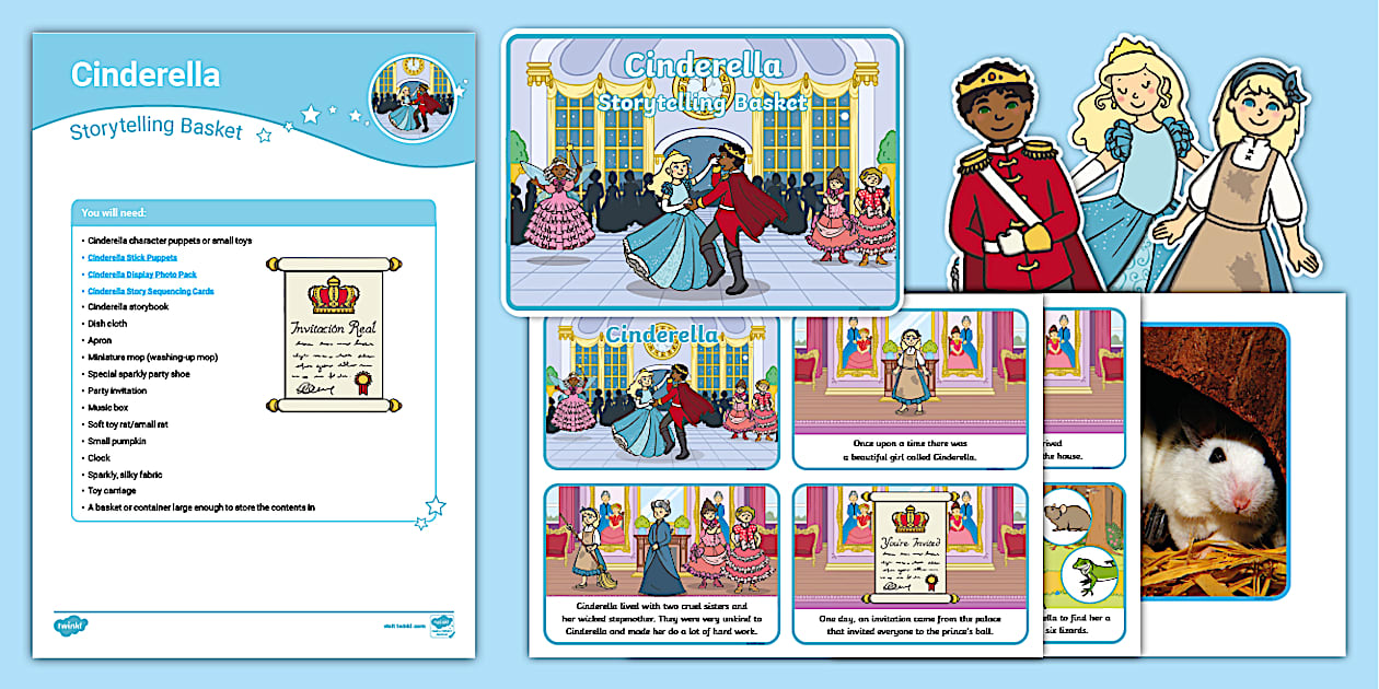 Cinderella Storytelling Basket - Primary Resources - EYFS