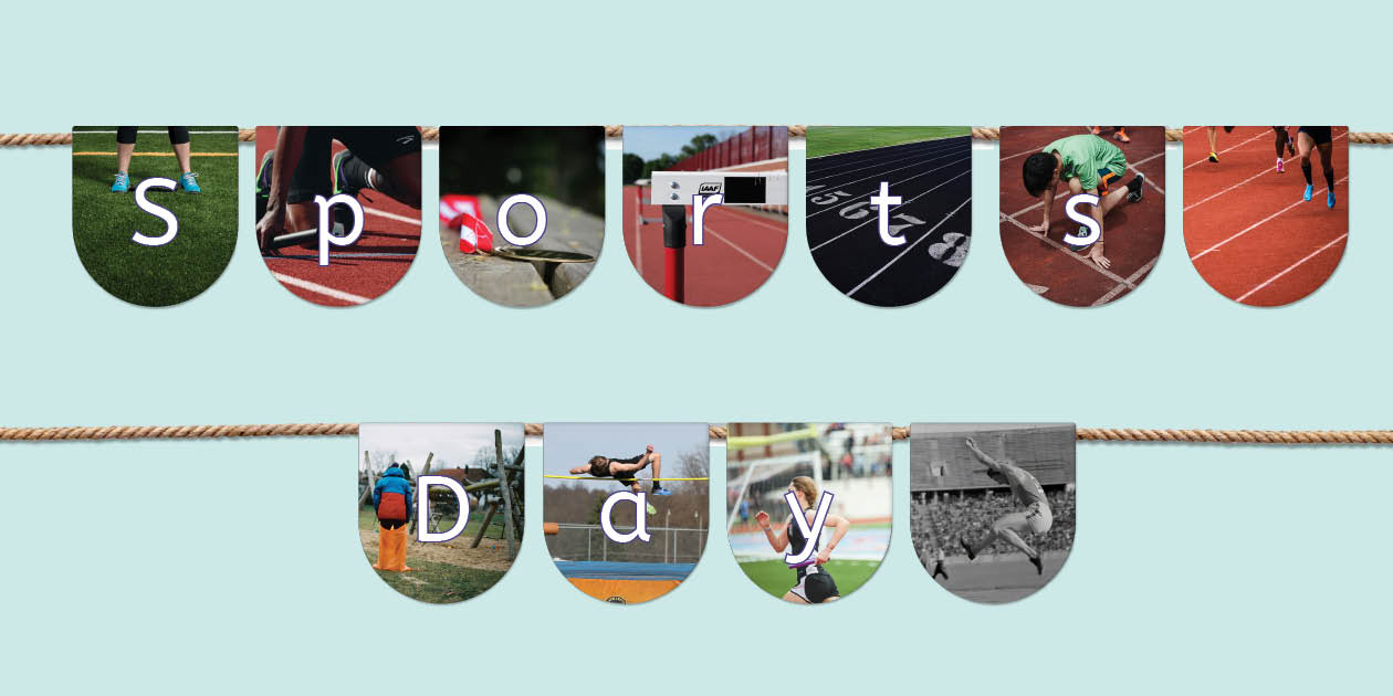 Sports Day Photo Display Bunting (teacher made) - Twinkl