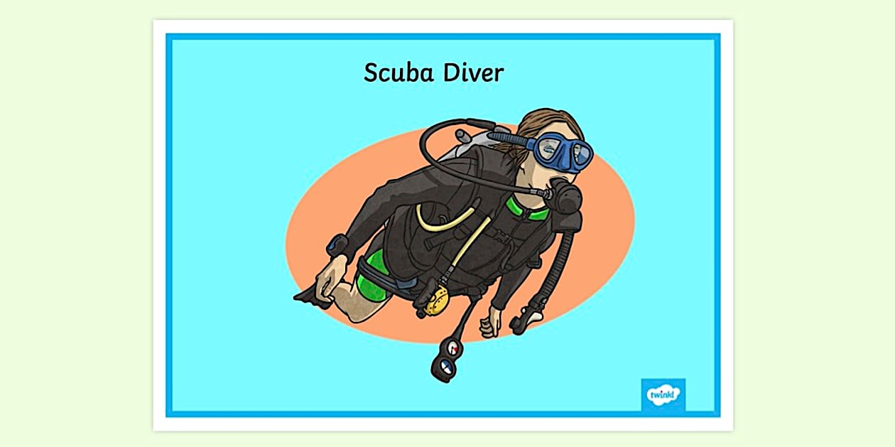 Scuba Diver Display Poster | Primary Resources - Twinkl