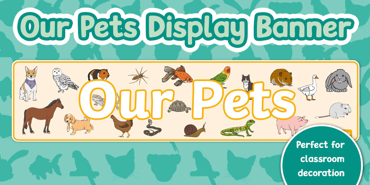 Our Pets Display Banner