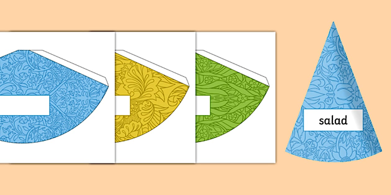 Editable 90th Birthday Party Food Cones - Twinkl