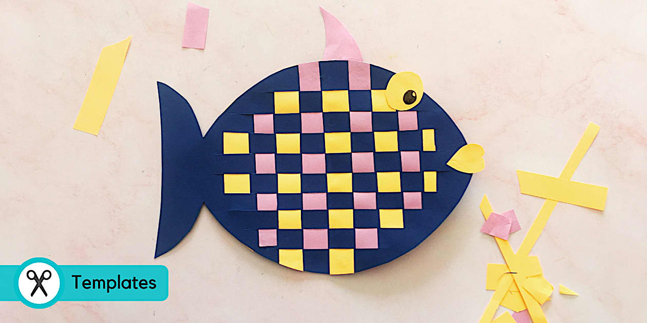 Fish Weaving Craft | Animal Crafts for Children | Twinkl