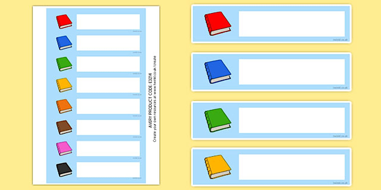 Editable Bookshelf Labels (teacher made) - Twinkl