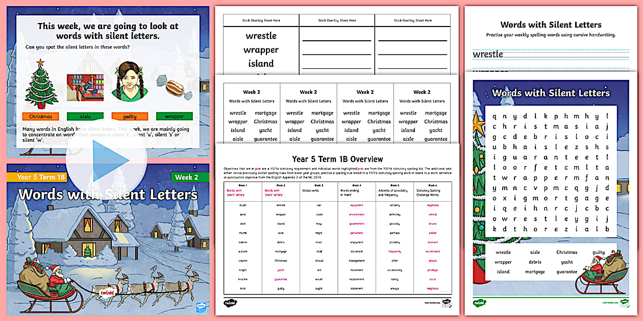 Year 5 Term 1B Week 2 Spelling Pack (teacher made) - Twinkl