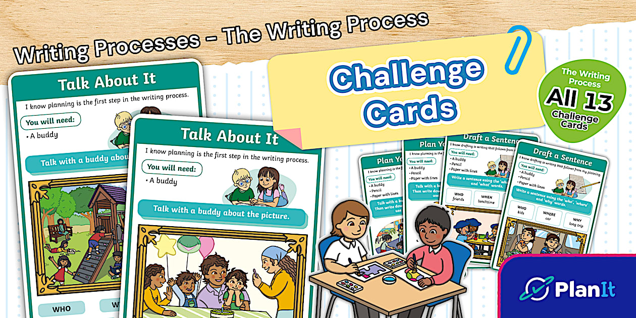 Phase 1 Writing: The Writing Process Challenge Cards