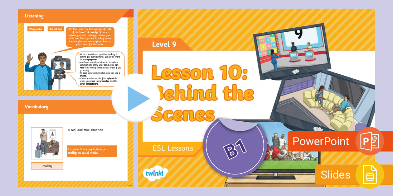 Twinkl ESL Curriculum Level 9, Lesson 10 (teacher made)