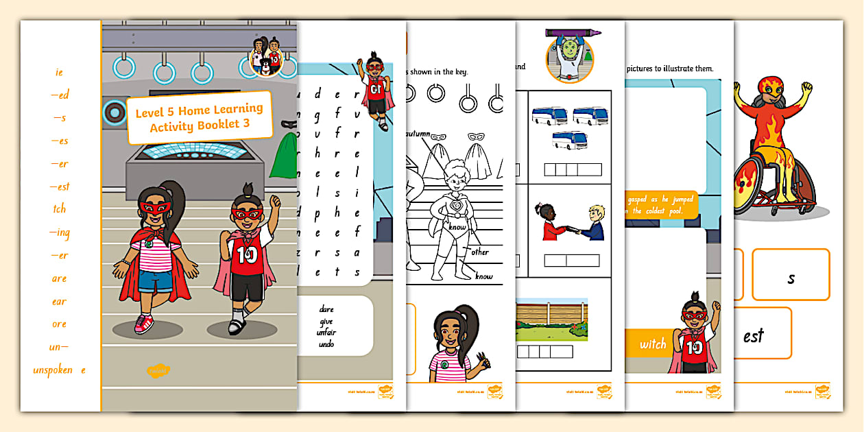 Twinkl Phonics Home Learning Activity Booklet Level 5 Booklet 3