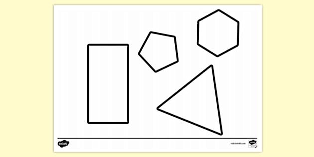 Shapes Colouring Sheet | Colouring Sheets (teacher made)