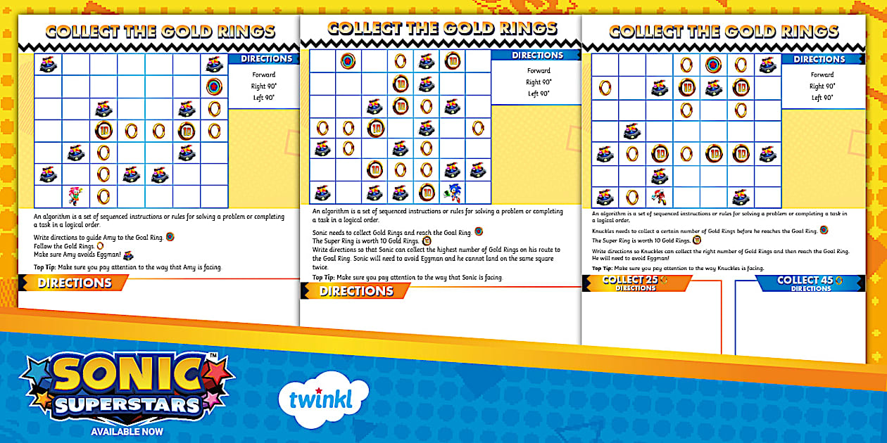 FREE! - Sonic: Unplugged Coding [Ages 7-11] - Twinkl-KS2
