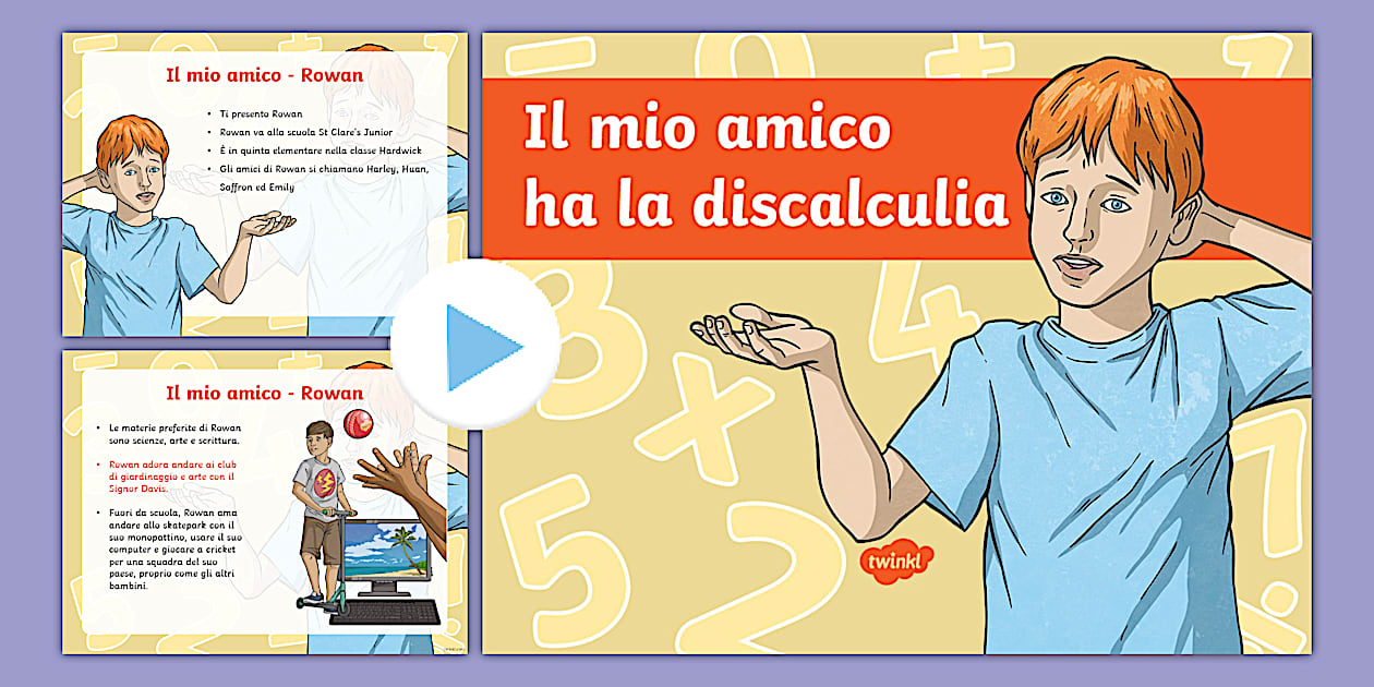 PowerPoint: il mio amico ha la discalculia (professor feito)