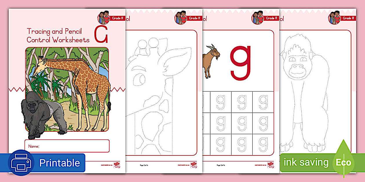 Preschool Tracing Worksheets - Twinkl South Africa - Twinkl