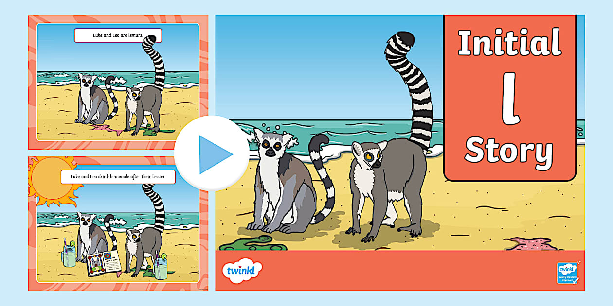 Initial l Story PowerPoint (teacher made) - Twinkl