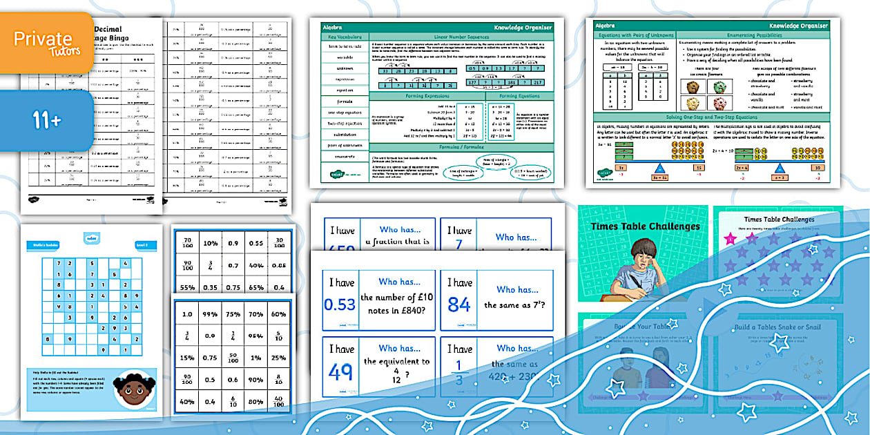 👉 11+ Maths Warm-Up Pack (Teacher-Made) - Twinkl