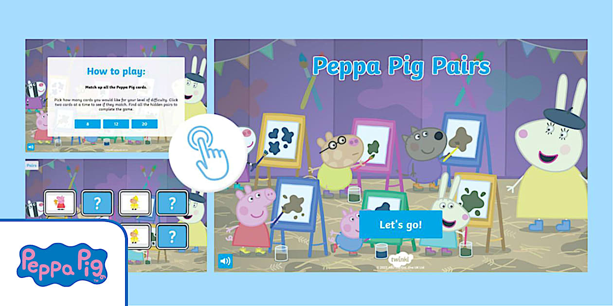 FREE! - Peppa Pig Friendship Interactive Game (teacher made)