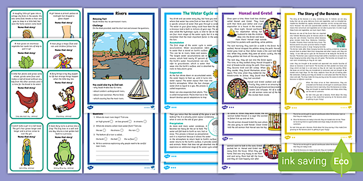 English First/Second Class Reading Pack 2 Reading Comprehensions