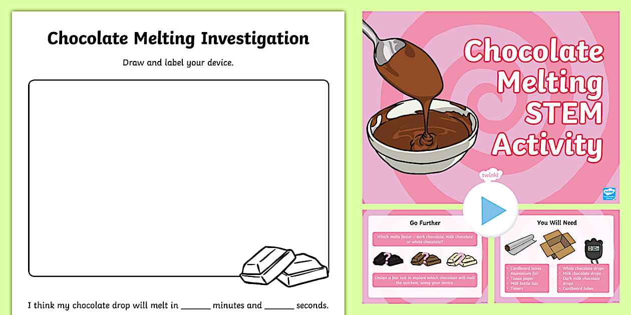 Chocolate Melting STEM PowerPoint - Twinkl