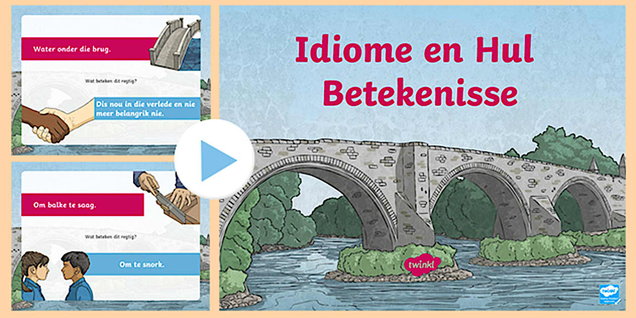 Idiome en Betekenisse PowerPoint | Twinkl ZA (teacher made)