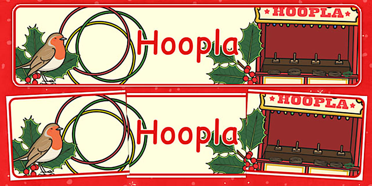 Świąteczny banner Hoopla po polsku