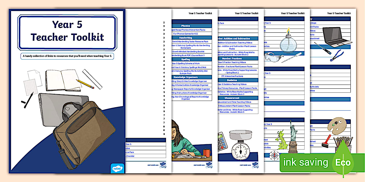 Year 5 Teacher Toolkit (teacher made) - Twinkl