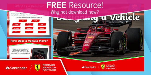 FREE Scuderia Ferrari: Designing a Vehicle PowerPoint