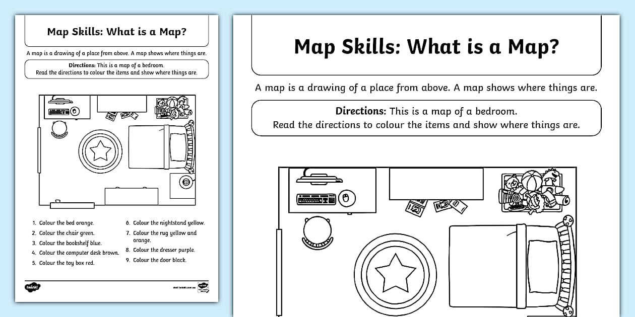What Is A Map Activity Primary Education Resource