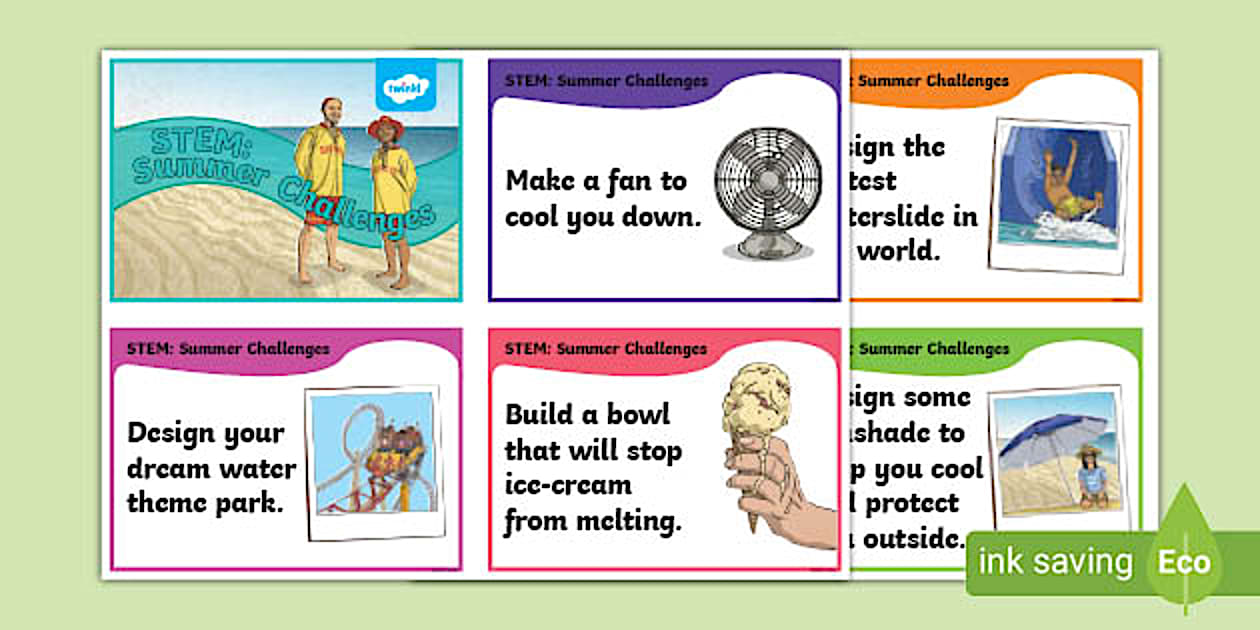 STEM: Summer Challenges (teacher made) - Twinkl