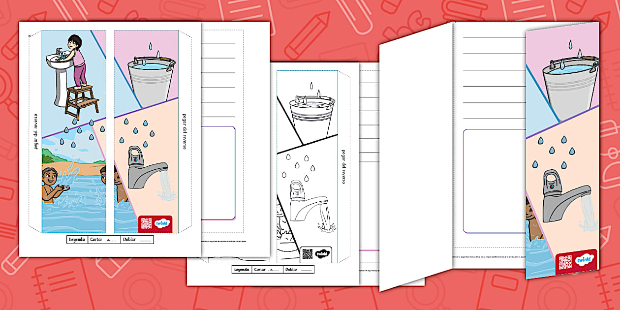 Foldable de escritura: Día Mundial del Agua (teacher made)
