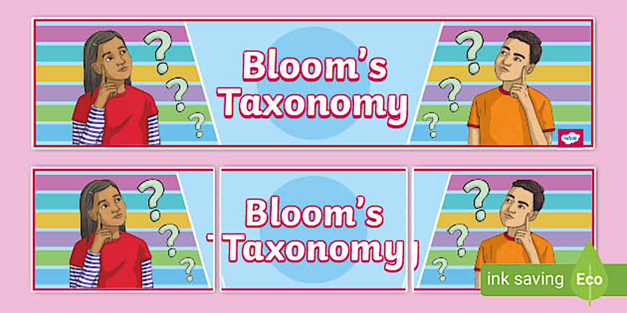 Bloom's Taxonomy Display Banner - KS2 (teacher made)