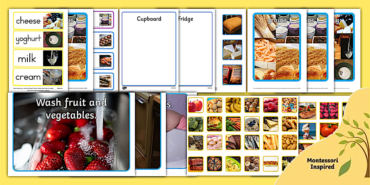 Montessori Food Resource Pack (teacher made) - Twinkl
