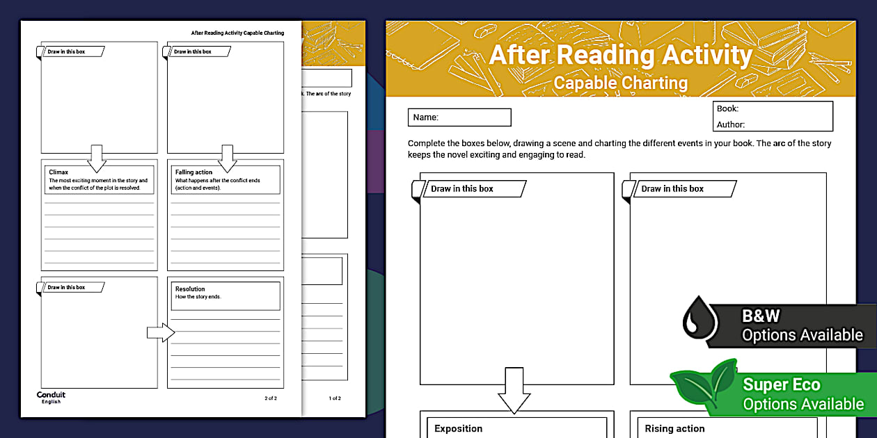 'Capable Charting' After Reading Activity (Teacher-Made)