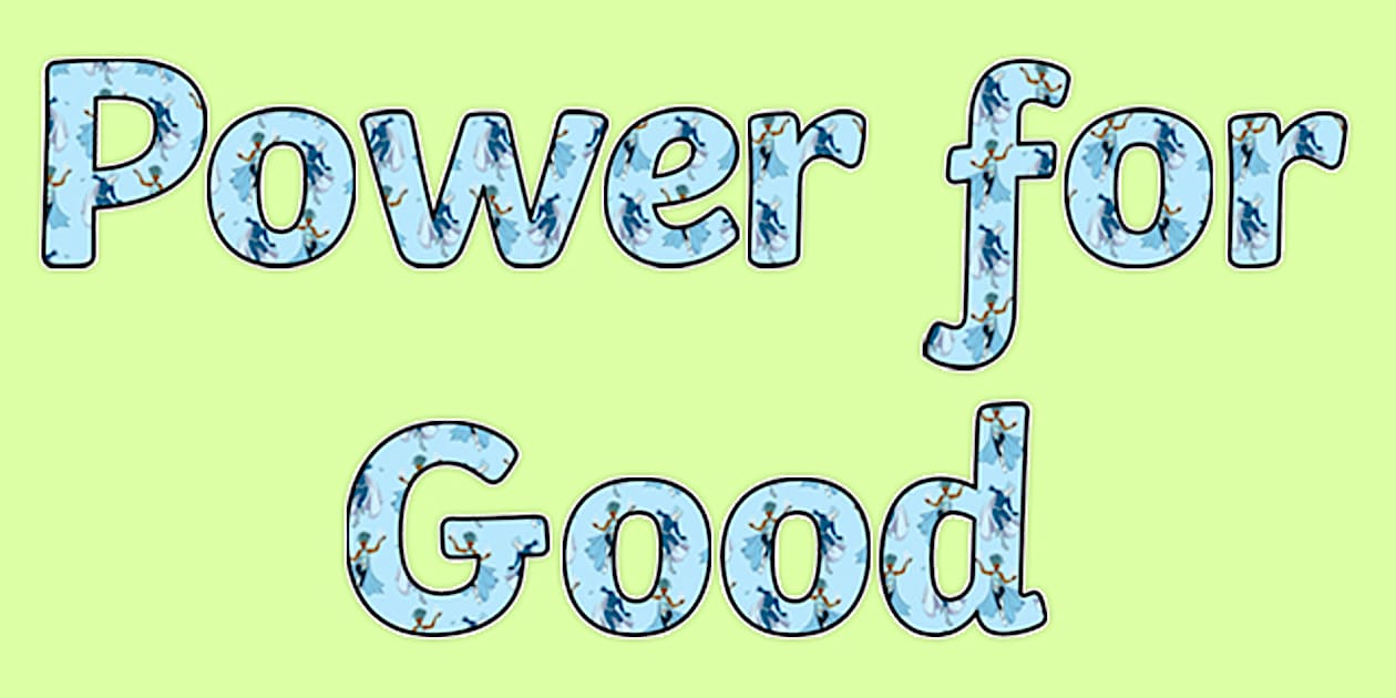Anti Bullying Week Superhero 'Power for Good' Display Lettering