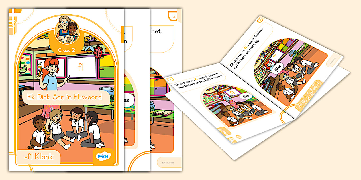 Graad 2 Klanke Leesboek fl- (Teacher-Made) - Twinkl
