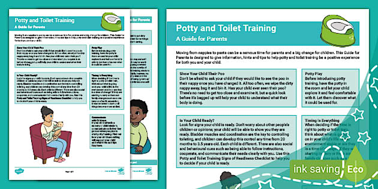 Editable Potty and Toilet Training Guide for Parents