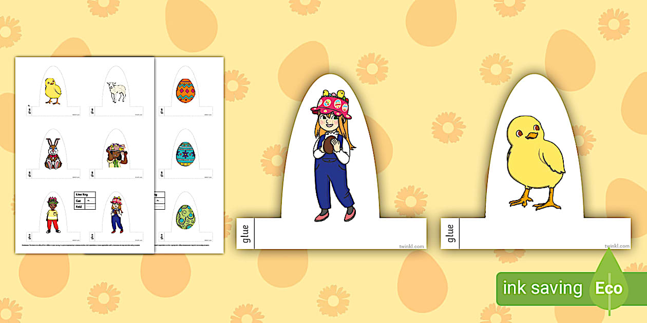 Easter Finger Puppets (teacher made) - Twinkl