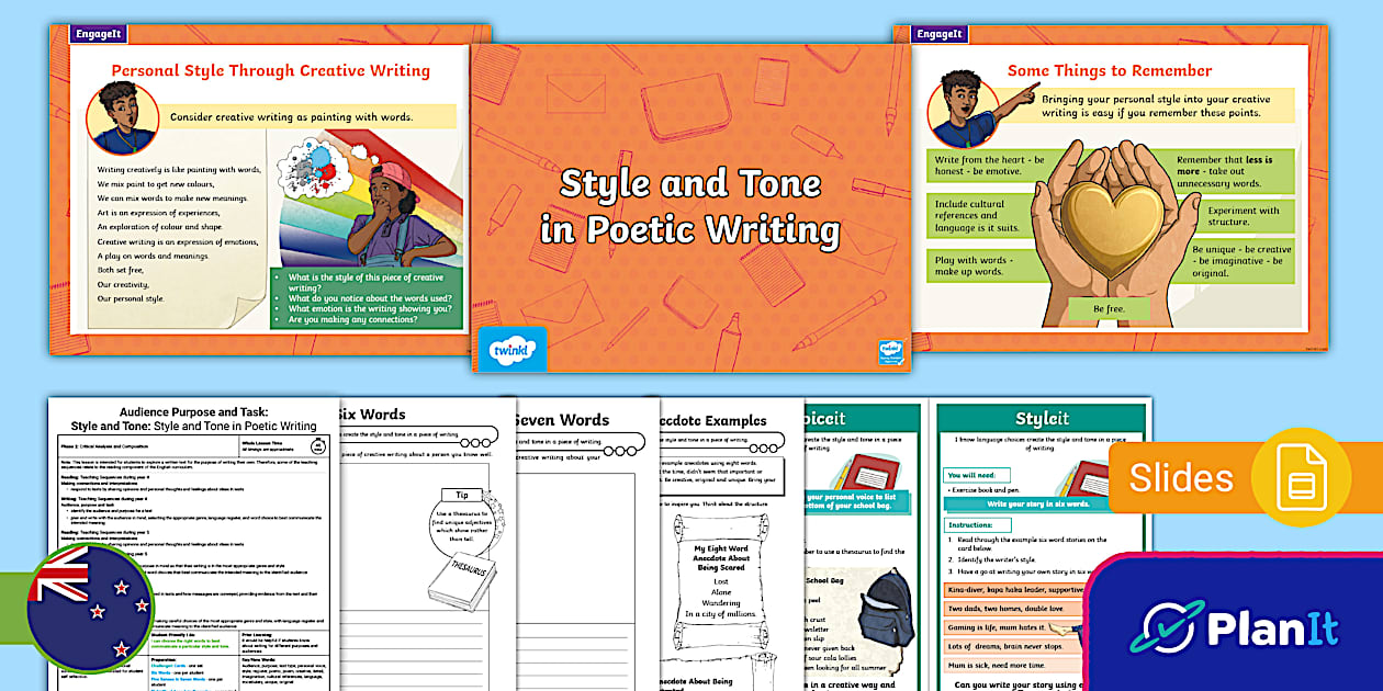 Ph2 Audience Purpose & Task: Style & Tone in Poetic Writing