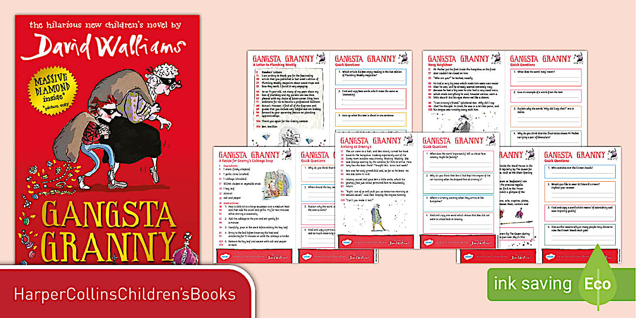 FREE! - Gangsta Granny Reading Comprehension Pack | KS2 Resources