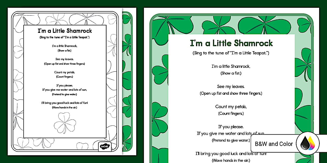 St. Patrick’s Day Song Lyrics | Twinkl Resources - Twinkl