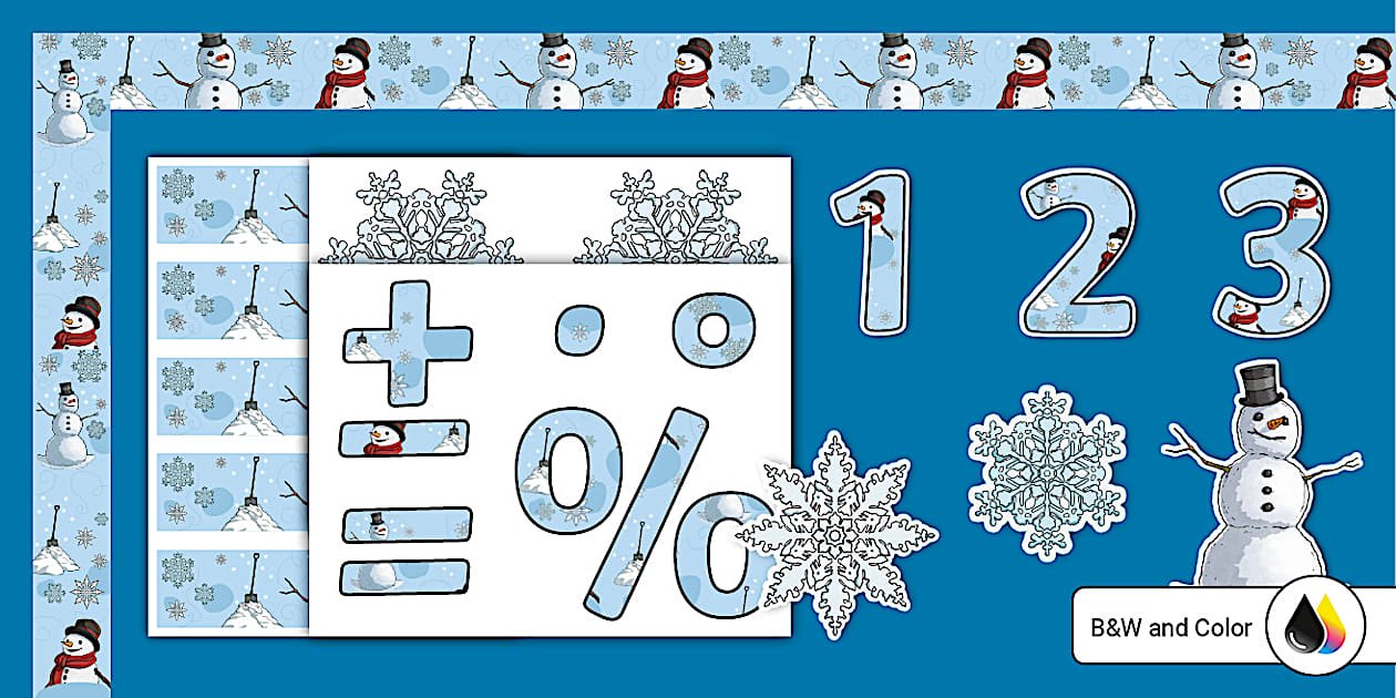It's Snow Great in This Class! Bulletin Board Pack