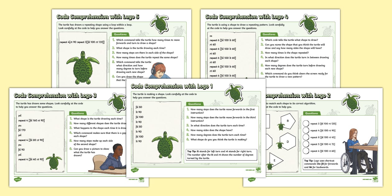 LKS2 Code Comprehension with Logo (teacher made) - Twinkl