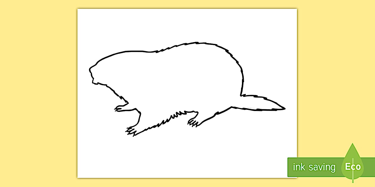 Groundhog Shadow Puppet | Template Resource | Twinkl
