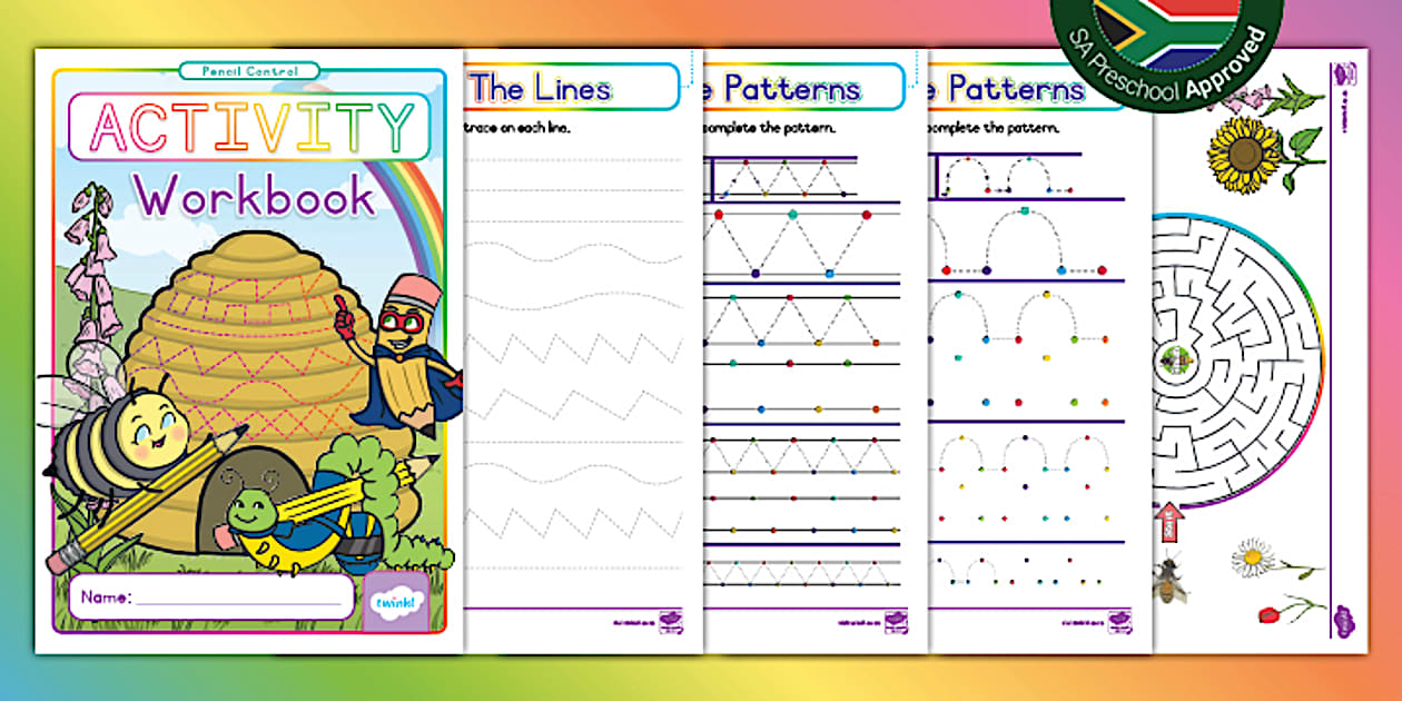 Preschool: Pencil Control Activity Booklet (teacher made)