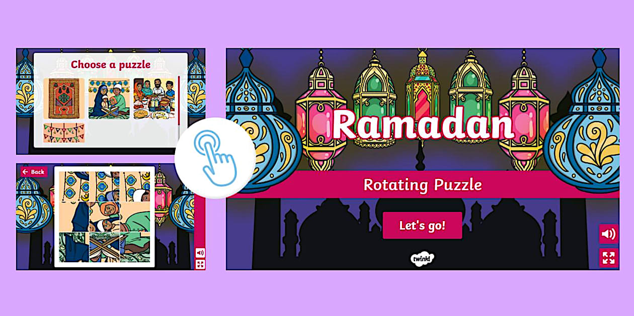 Ramadan Rotating Picture Puzzle (teacher made) - Twinkl